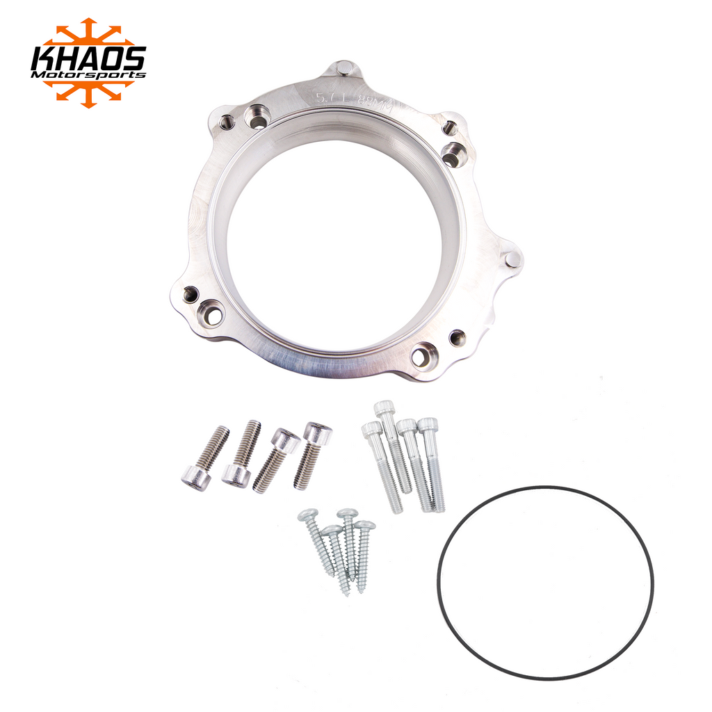 Hellcat Throttle Body to 5.7L and 6.1L Intake Adapter Charger Challeng ...
