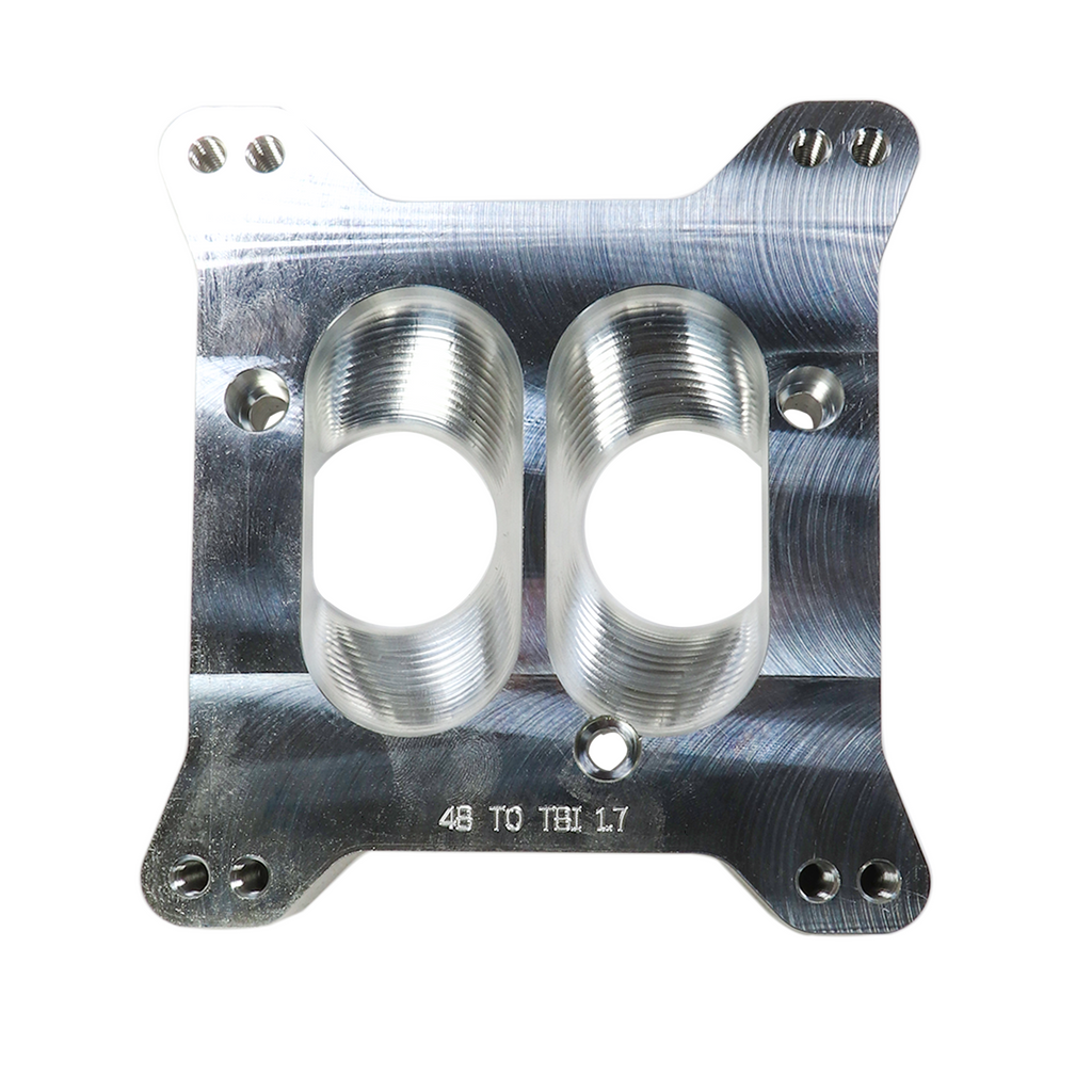 Holley Edelbrock Carburetor Onto TBI Intake Manifold Adapter 3 Bolt ...