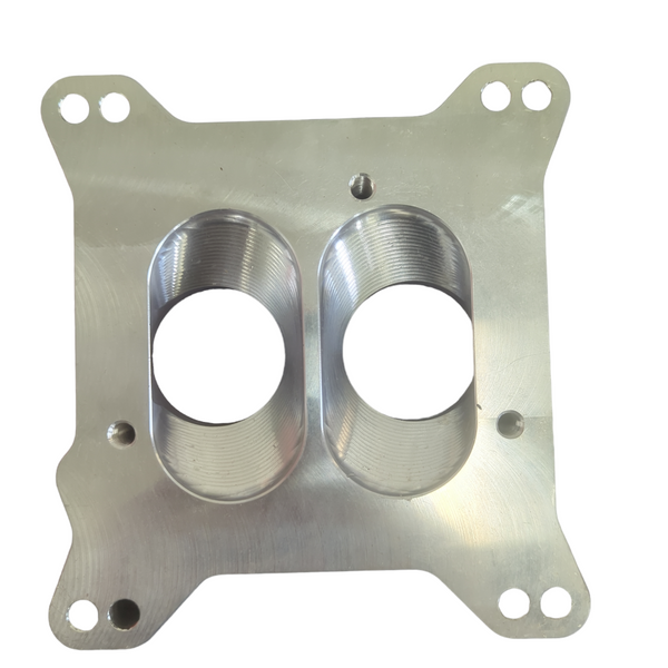 #1 Chevy TBI Onto Holley Edelbrock 4 Barrel Intake Manifold 1.7 Adapte ...