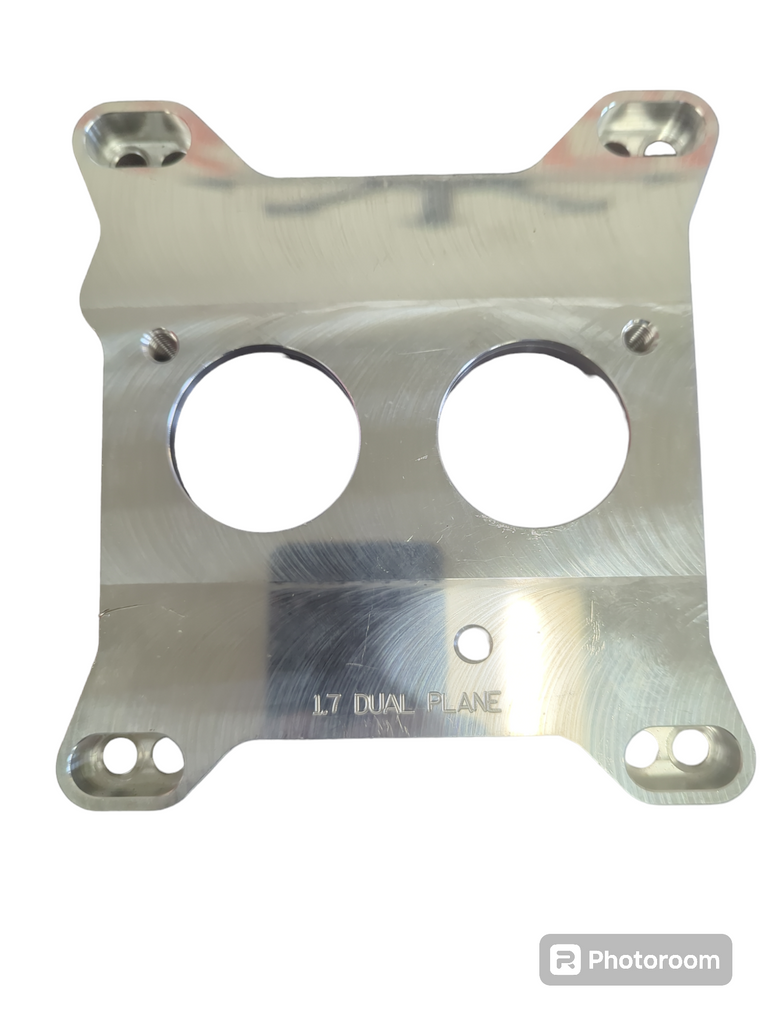 #2 Chevy TBI Onto Holley Edelbrock 4 Barrel Intake Manifold 2.0 Adapte ...