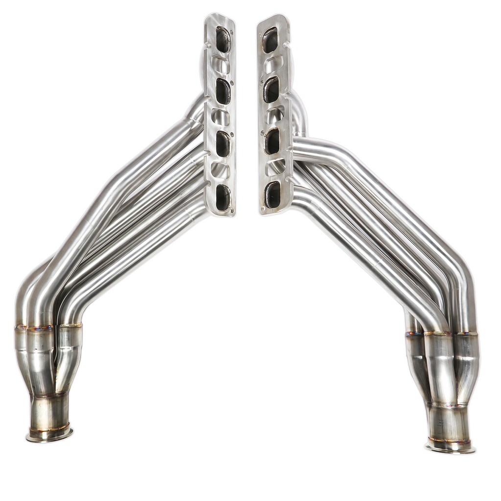 2" Long Tube Headers With High Flow Catted Mid Pipes- Will Fit All V8 ...