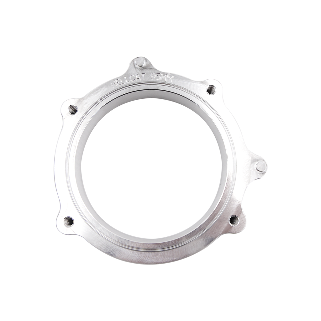 6.2L Throttle Body Flange For Custom HEMI Intake Manifolds 6061 Alumin ...