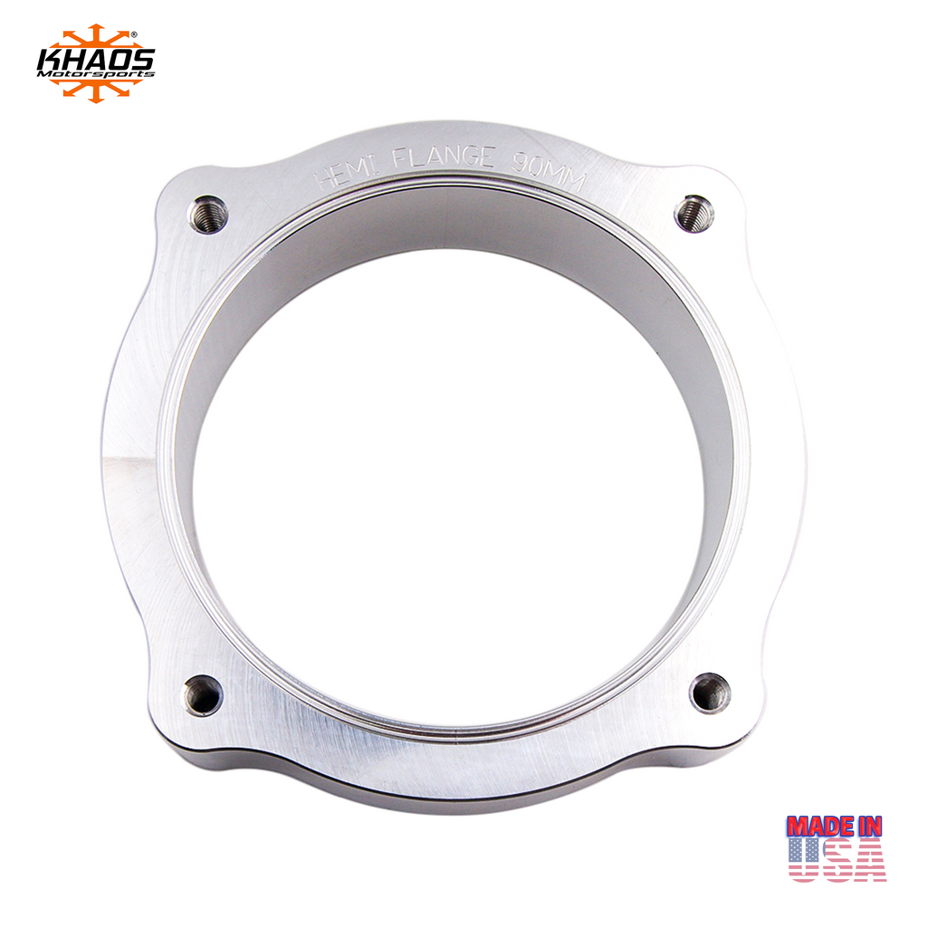 Throttle Body Flange For Custom HEMI Intake Manifolds 6061 Aluminum We ...