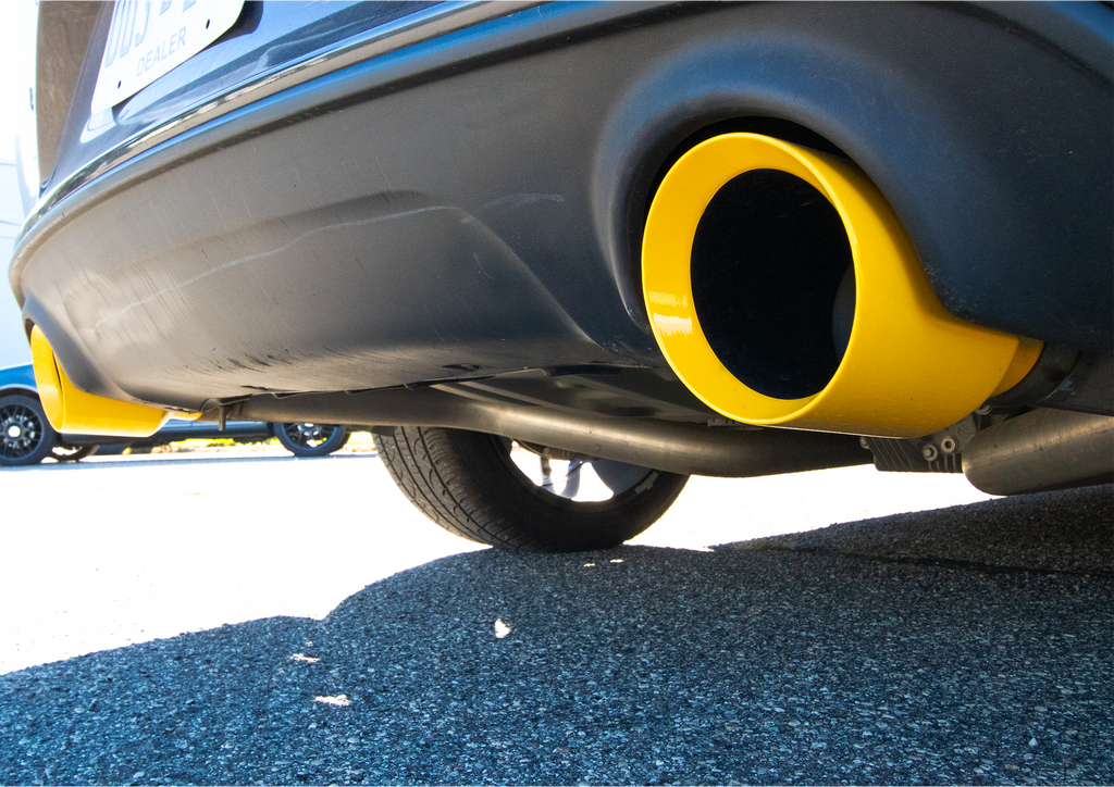 Color Match 3" ID Round Exhaust Tips For 3" After Market Exhaust W/ Ro ...